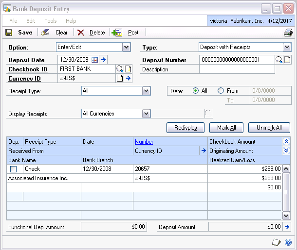 | Payables Return transactions in Dynamics GPVictoria Yudin