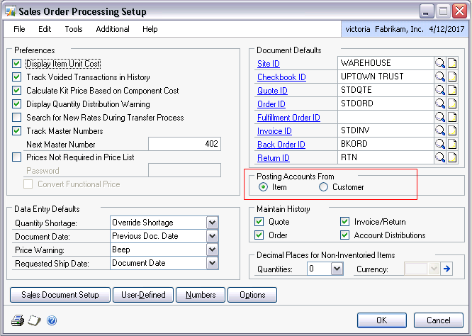 | Sales Transaction Entry GL distributions in Dynamics GPVictoria Yudin