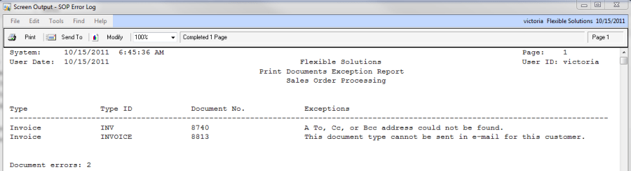 | Emailing SOP invoices in GP 2010 made easy with GP Reports ...