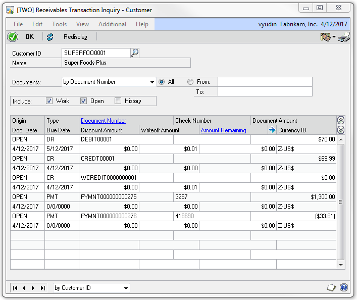 | How to get rid of negative payment transactions in Dynamics ...