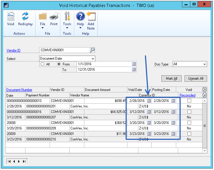 | Did you know you can change Void dates on Payables transactions ...
